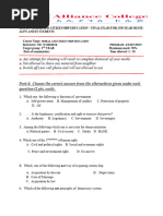 Global Trend Exam | PDF
