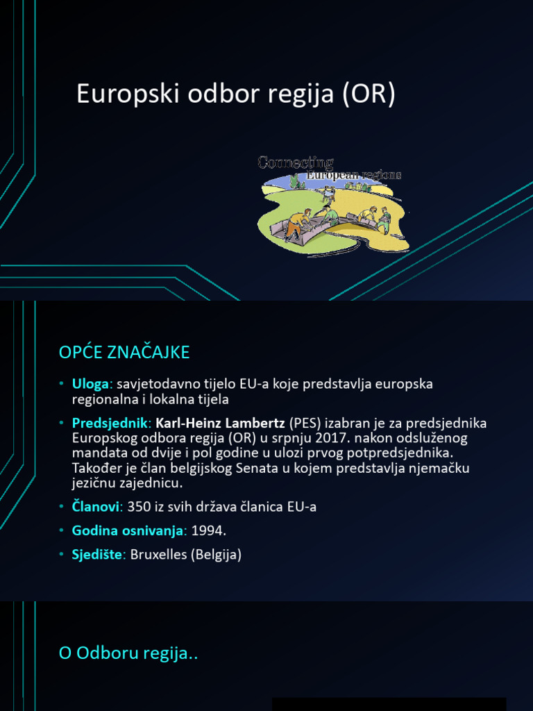 Europski Odbor Regija | PDF