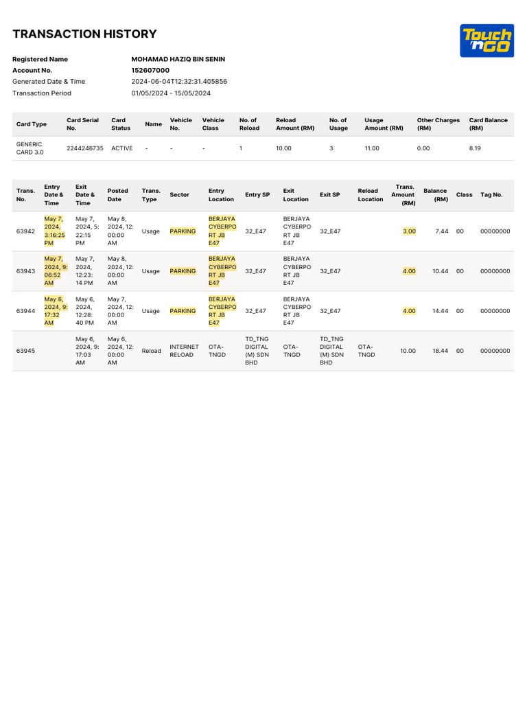 TNG Park | PDF | Banking Technology | Payments