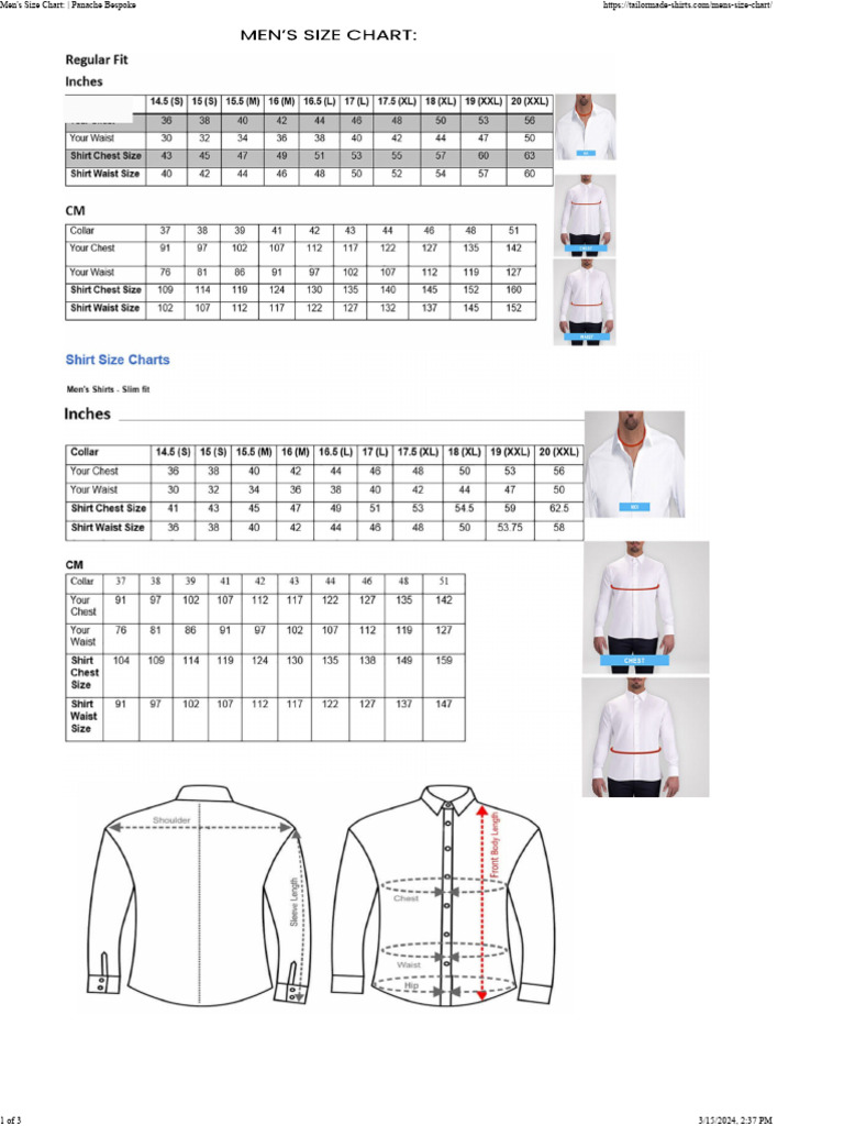 Shirt Size | PDF