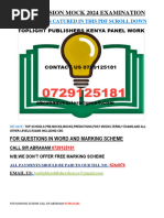 Bio Pp2 Kcse 2025 Top Prediction Cycles | PDF | Dominance (Genetics ...