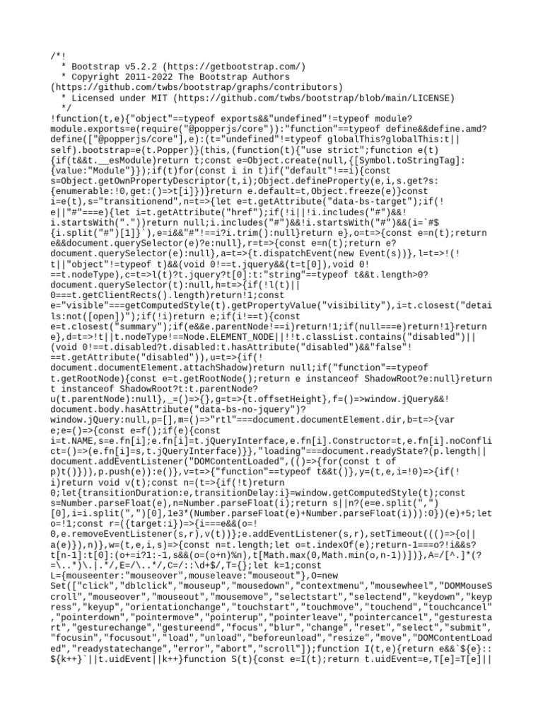 Bootstrap | PDF | Constructor (Object Oriented Programming) | Programming