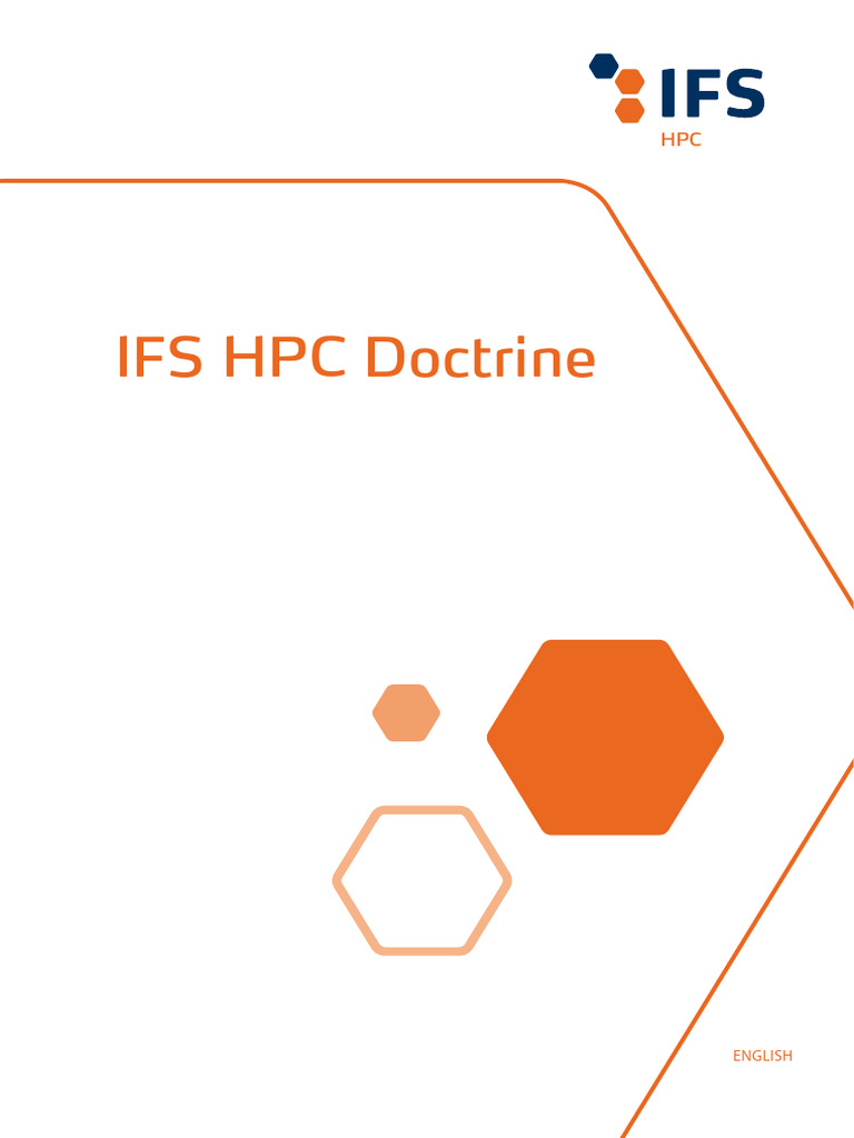 IFS HPC Doctrine Eng 1ver | PDF | Audit | Auditor's Report