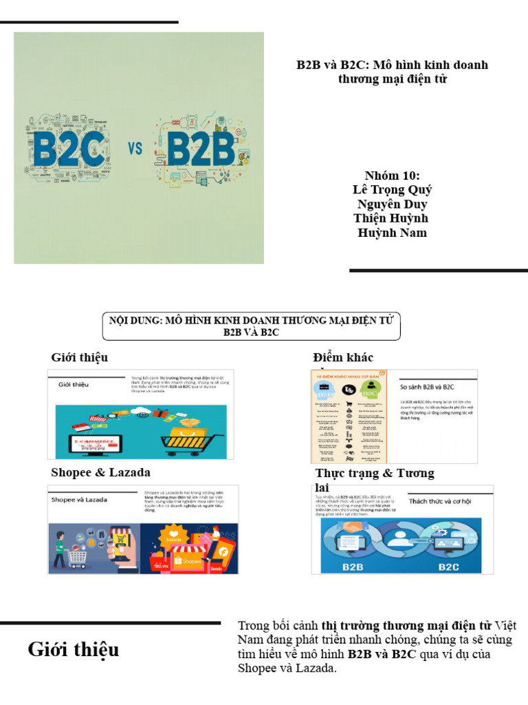 B2B Và B2C | PDF