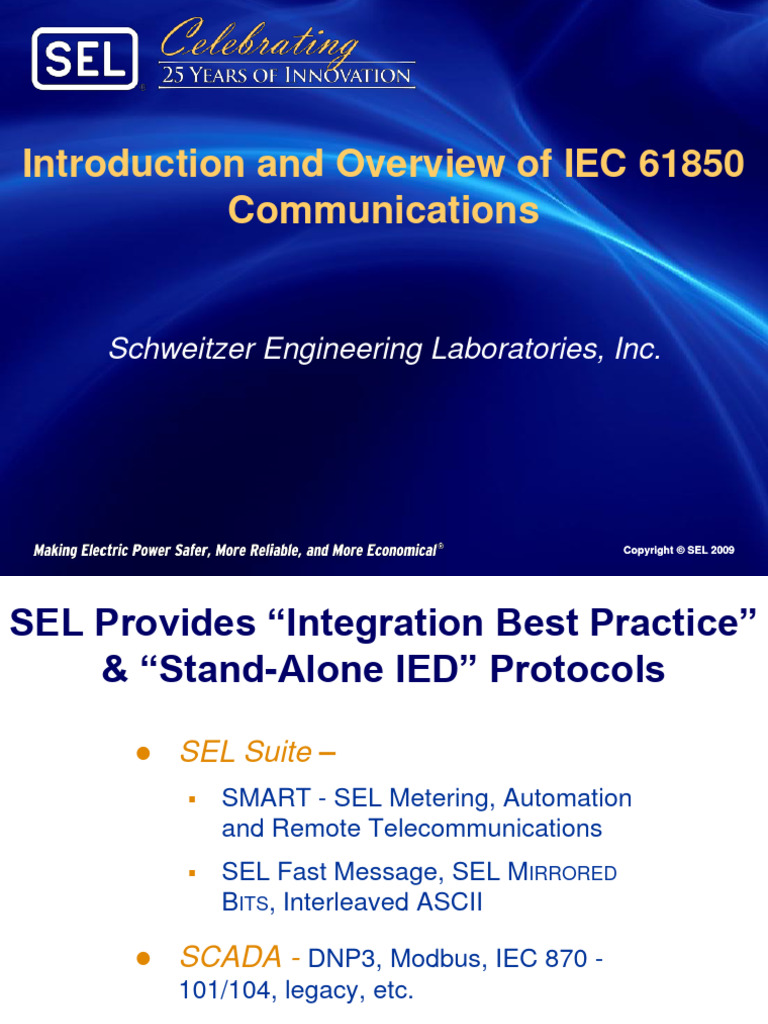 Part 02 Intro - and - Overview IEC61850 Communications | PDF | Computer ...