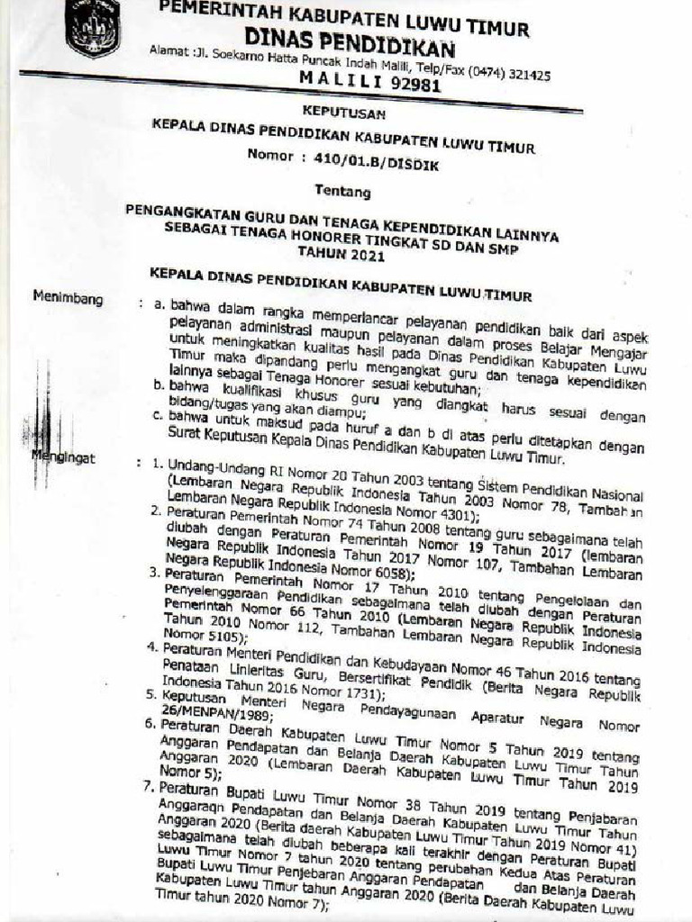 SK 2021 Dikompresi Dikompresi Compressed | PDF