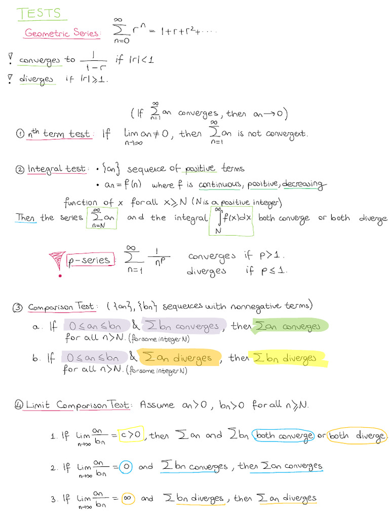 Series Tests | PDF
