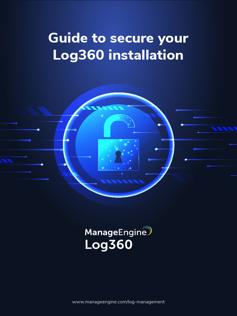 Secure Installation Guide Log360 | PDF | Directory (Computing) | Computer File
