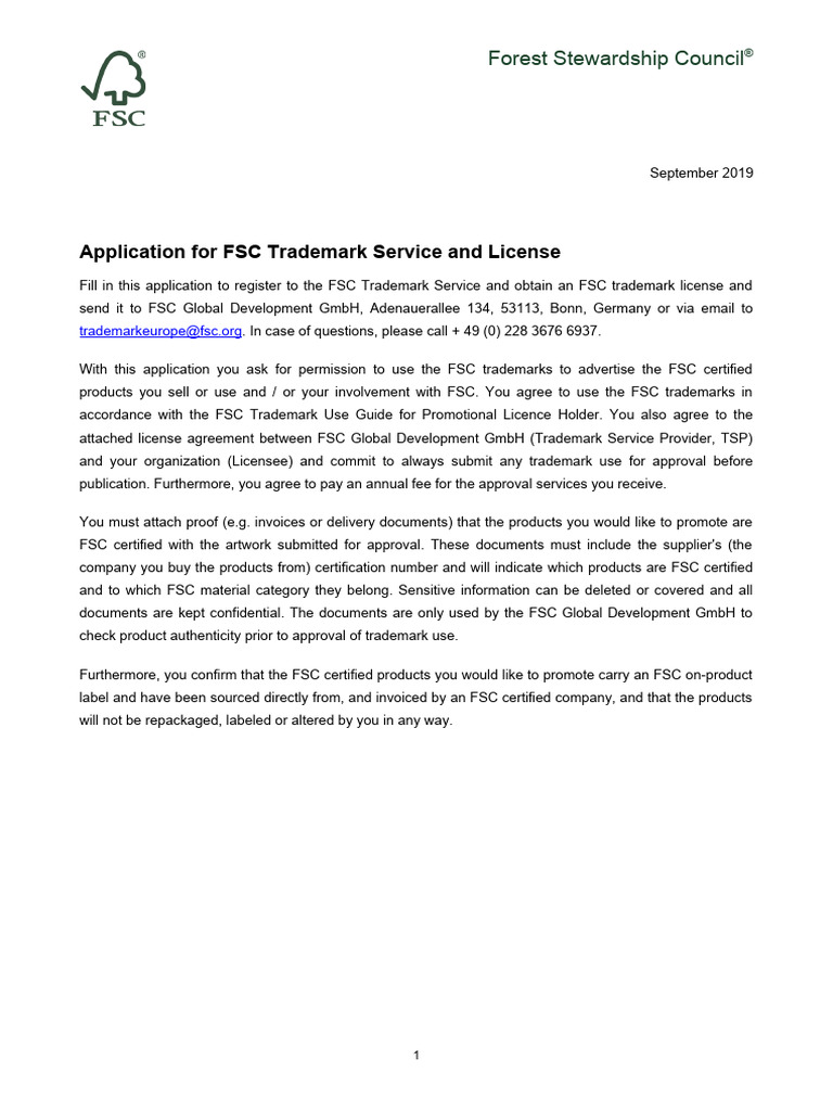 Application Form - European Regional Office - 19 | PDF | Forest ...