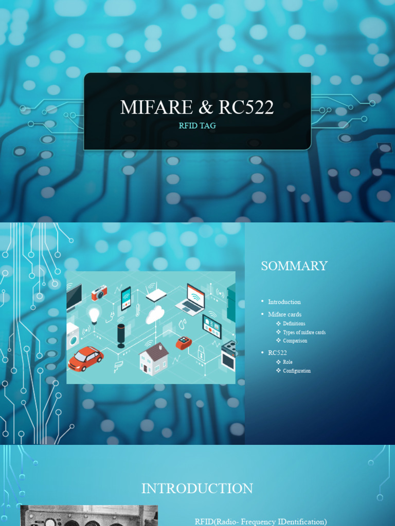 Mifare & RC522 | PDF | Telecommunications | Computer Engineering