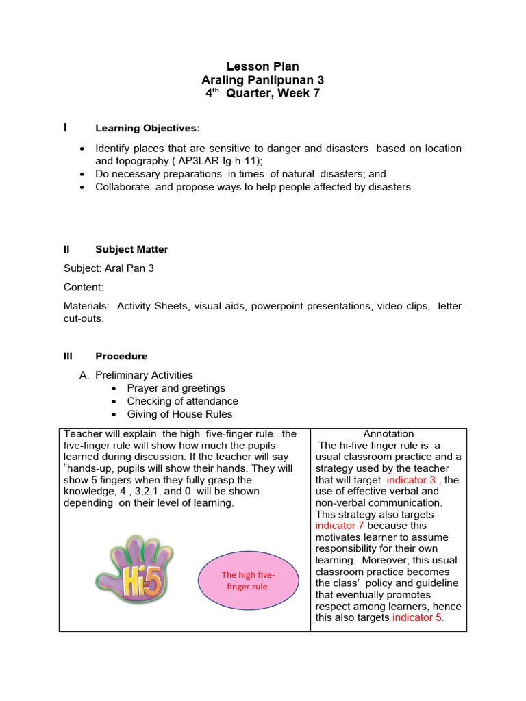 Lesson Plan AP teacher | PDF | Learning | Lesson Plan