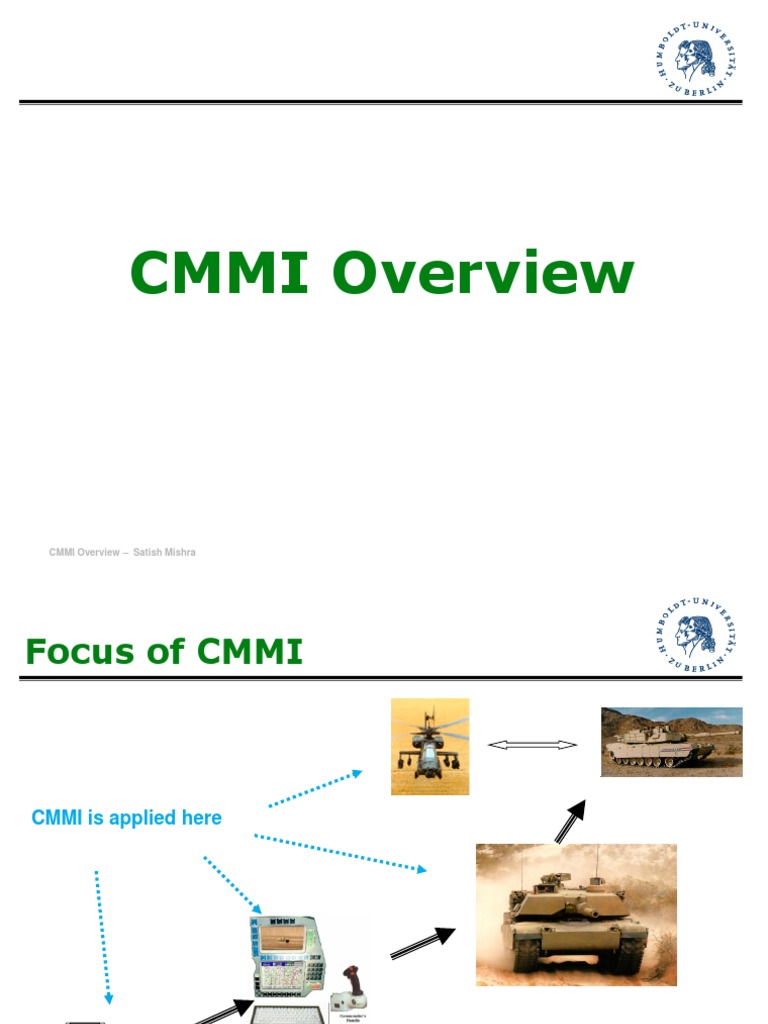 CMMI Overview - Satish Mishra | PDF | Project Management | Production ...