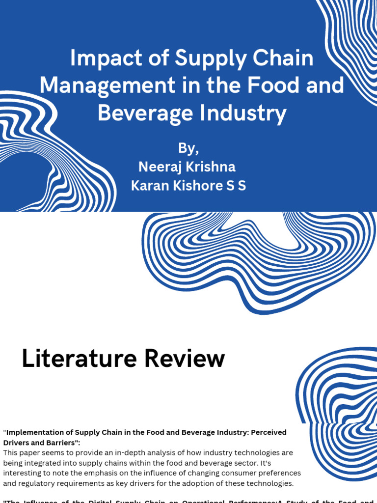 Literature Review | PDF | Supply Chain | Supply Chain Management
