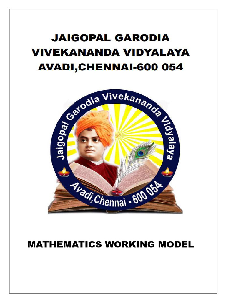 Mathematics Working Model | PDF | Integral | Calculus