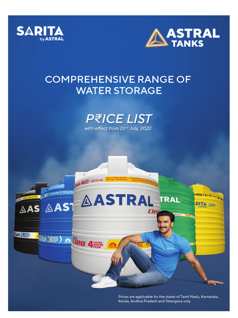 Astral Water Tanks | PDF | Drainage