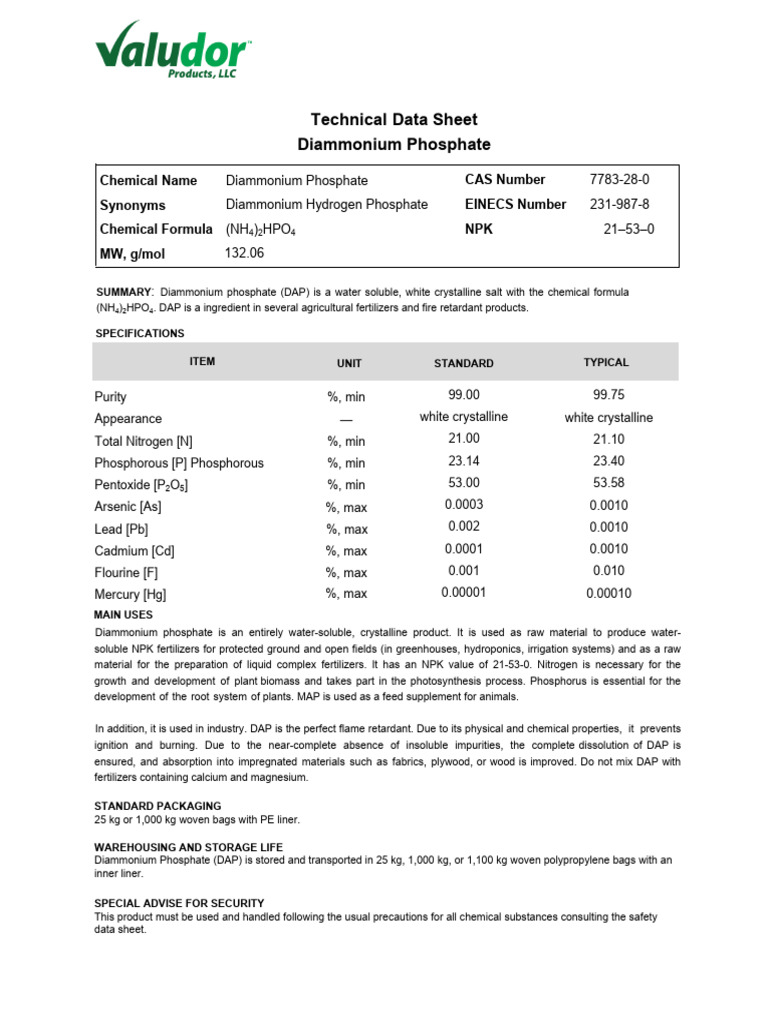 Sodium Gluconate TDS | PDF | Fertilizer | Phosphate