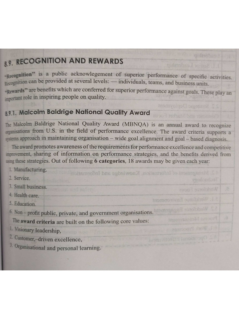 Quality Awards | PDF