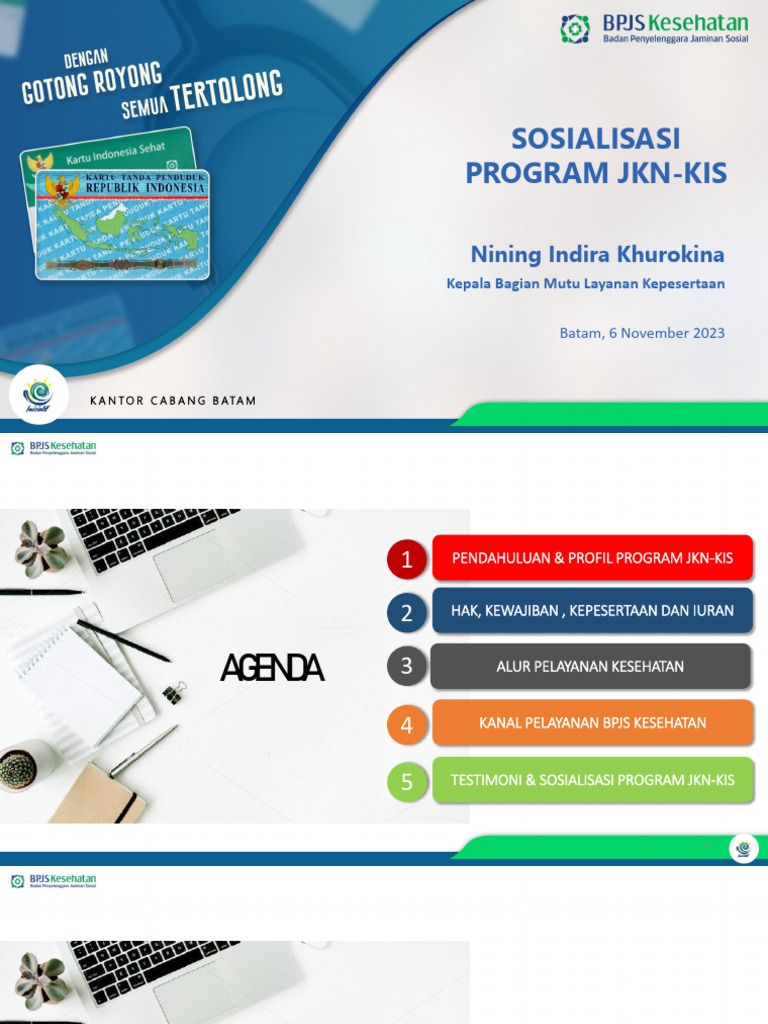 Sosialisasi Program JKN-KIS | PDF | Ilmu Sosial