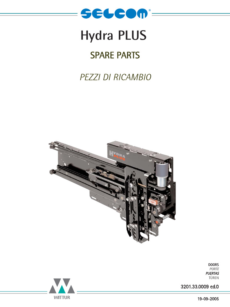 Catalogo Ricambi Hydra Plus | PDF