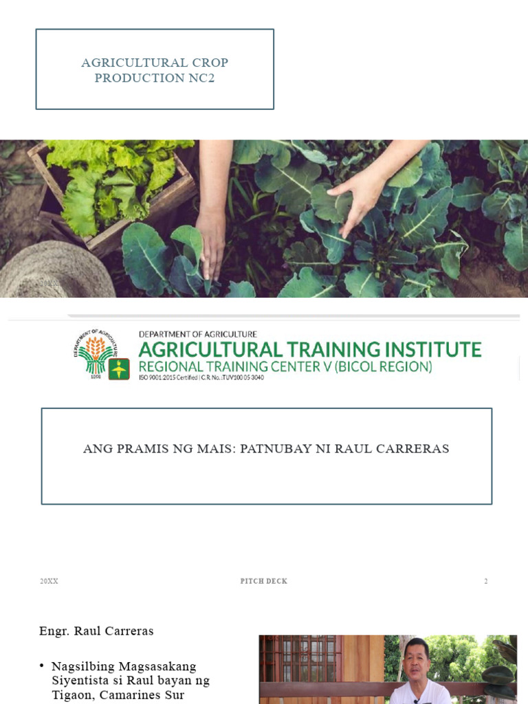 Agricultural Crop Production Nc2 | PDF
