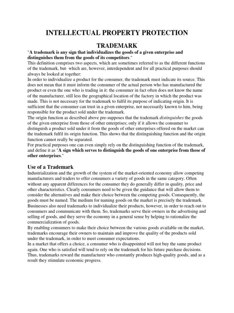 Intellectual Property Protection - 081015 | PDF | Copyright | Trade Secret