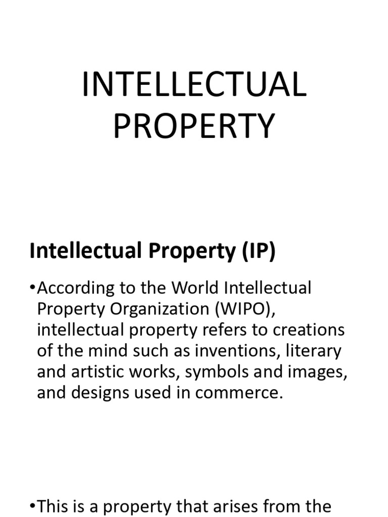 Intellectual Property 081018 | PDF | License | Intellectual Property