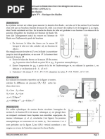 Statiques Des Fluides (Exercices Corrigés) | PDF | mesure de pression | Pression