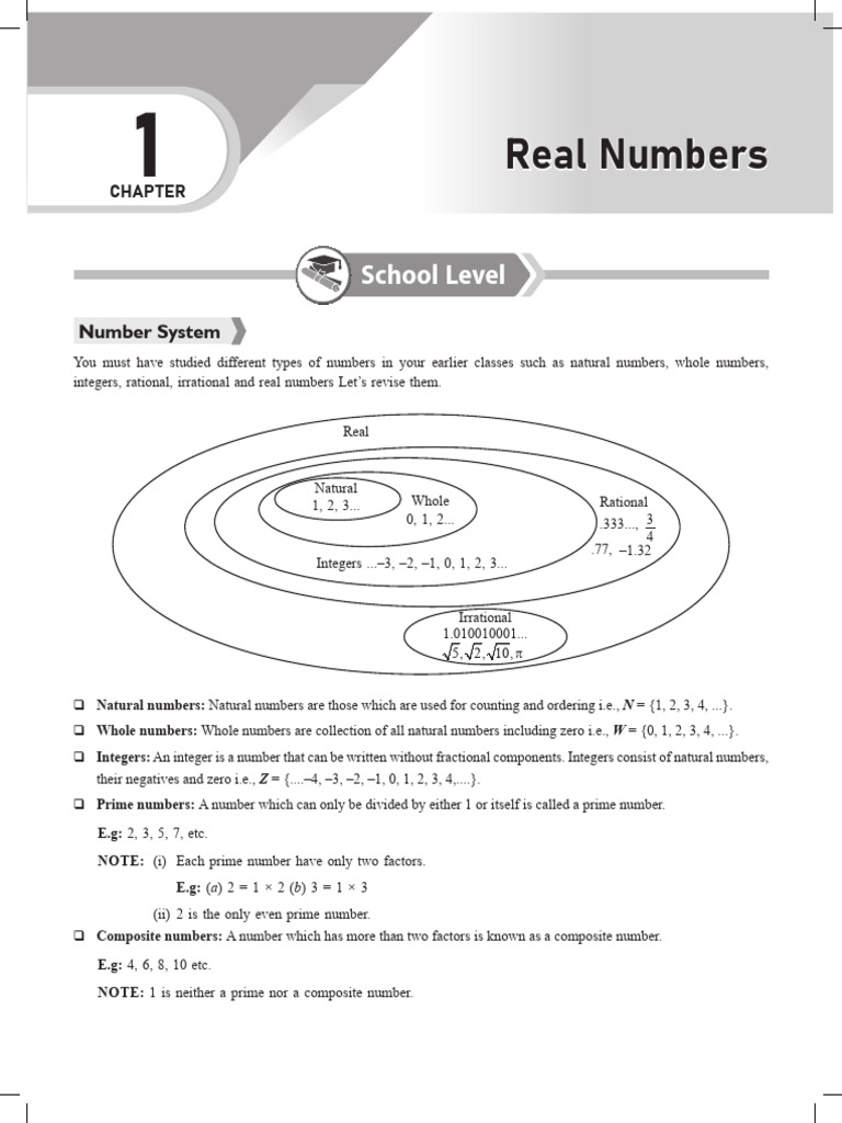 (Real Numbers) & (Polynomials) - Study Module | PDF | Numbers | Factorization