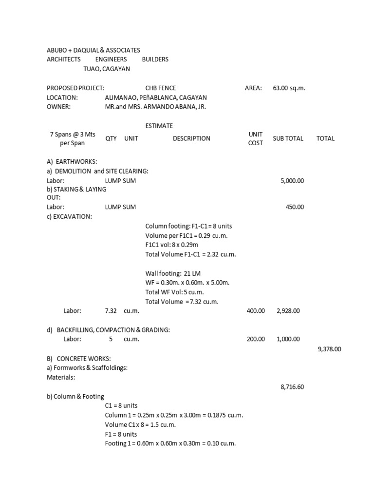 CHB Fence | PDF | Real Estate | Building Materials