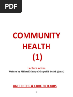 Health Education Lecture Notes Overview | PDF | Behavior | Behavioural ...