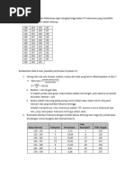 Penyajian Tabel Sturges | PDF | Metode & Bahan Ajar