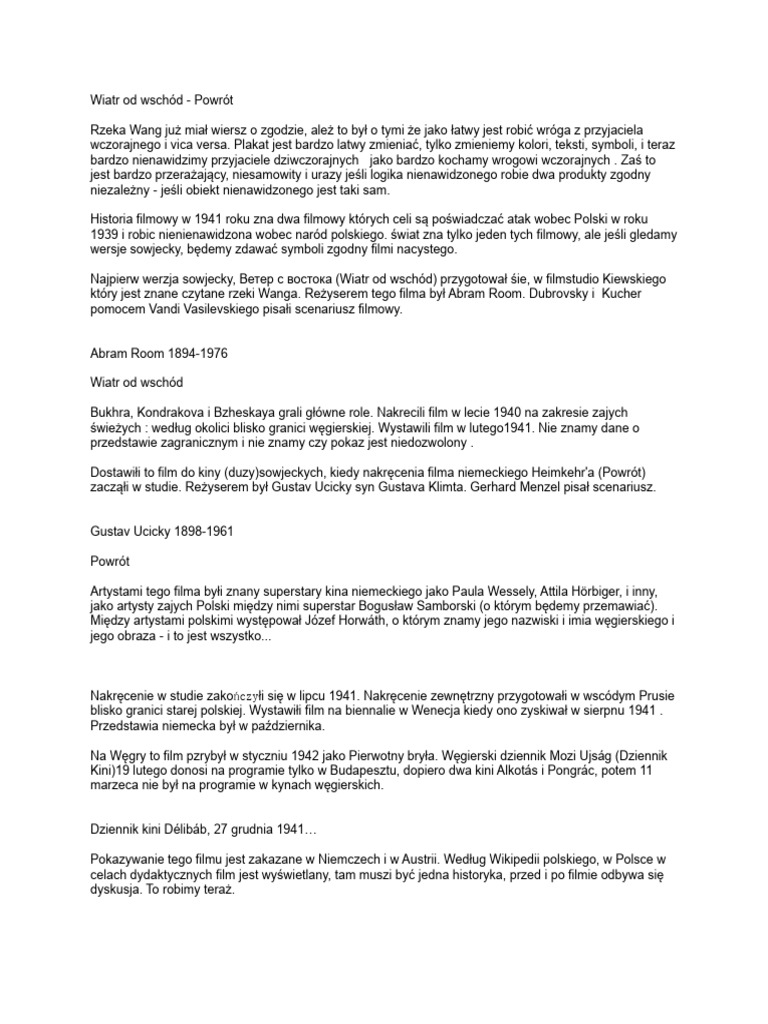 Wiatr | PDF
