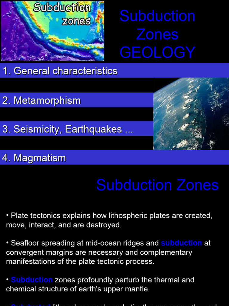 Understanding Subduction Zones in Geology | PDF | Social Science ...