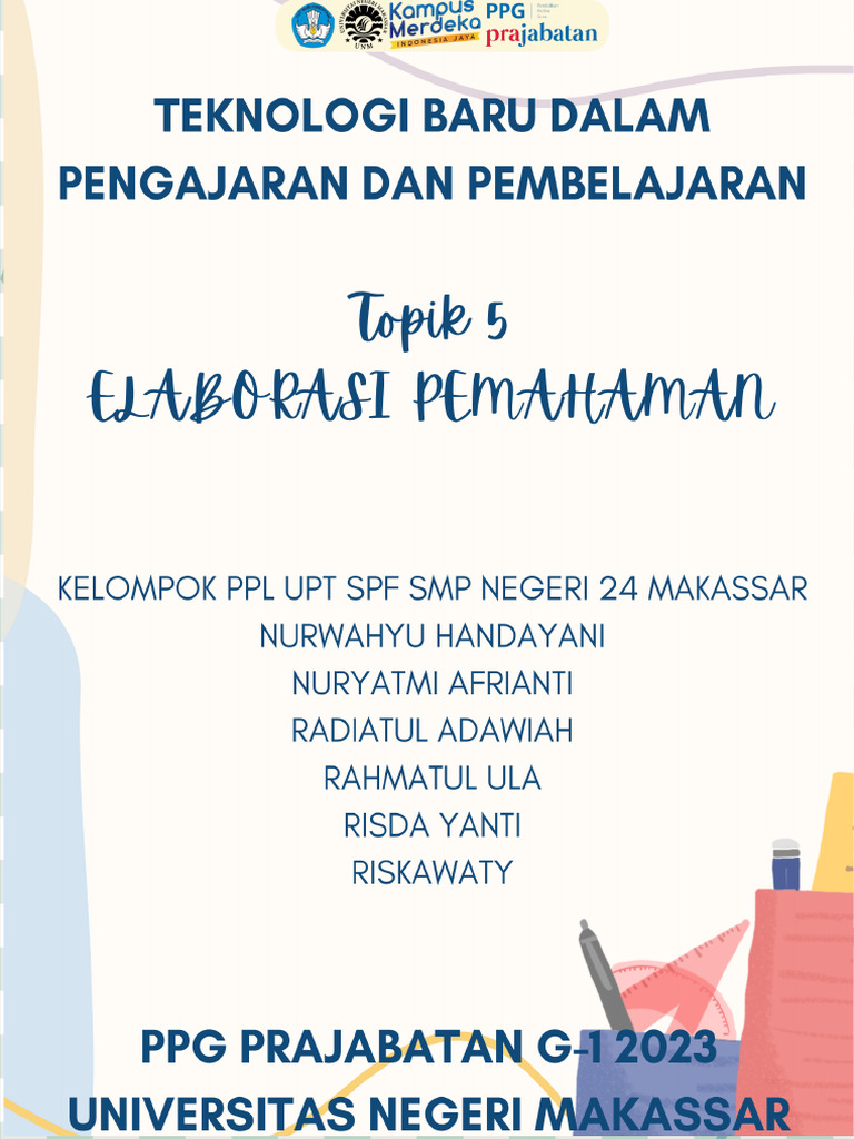 Topik 5_elaborasi Pemahaman | PDF