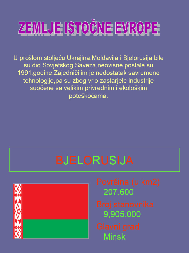 Bjelorusija, Moldavija, Ukrajina | PDF