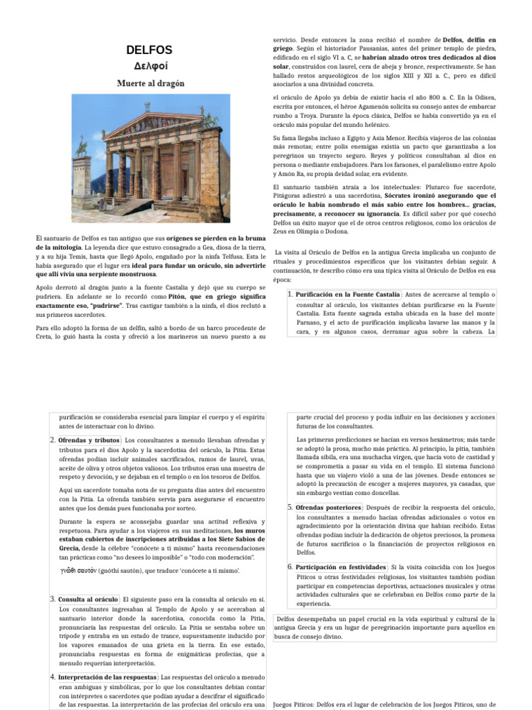 Delfos | PDF | Delphi | Apolo