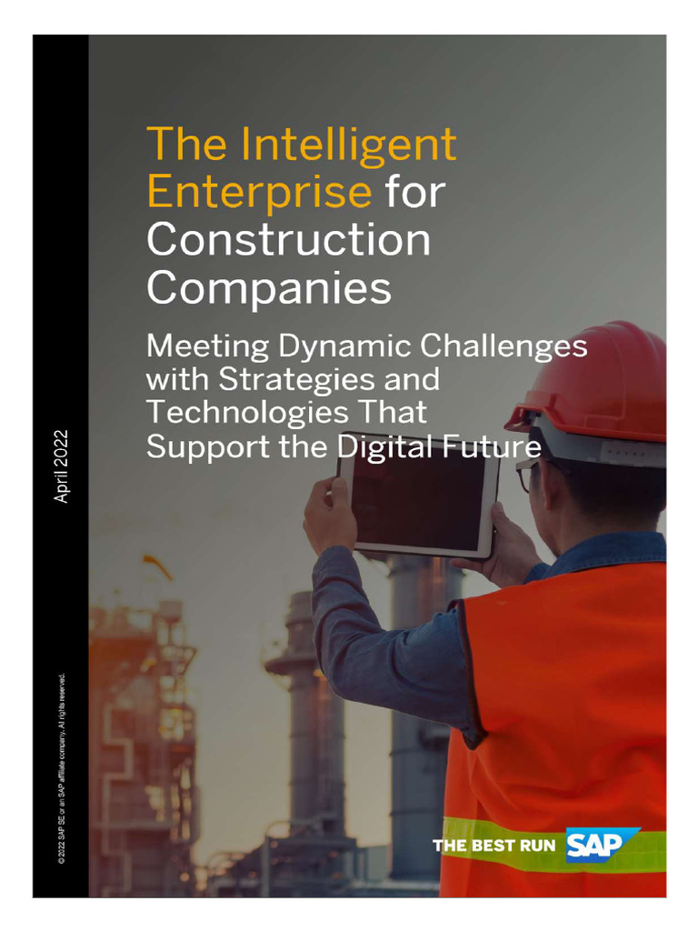 Intelligent Enterprise For The Engineering, Construction, and Operations Industry | PDF