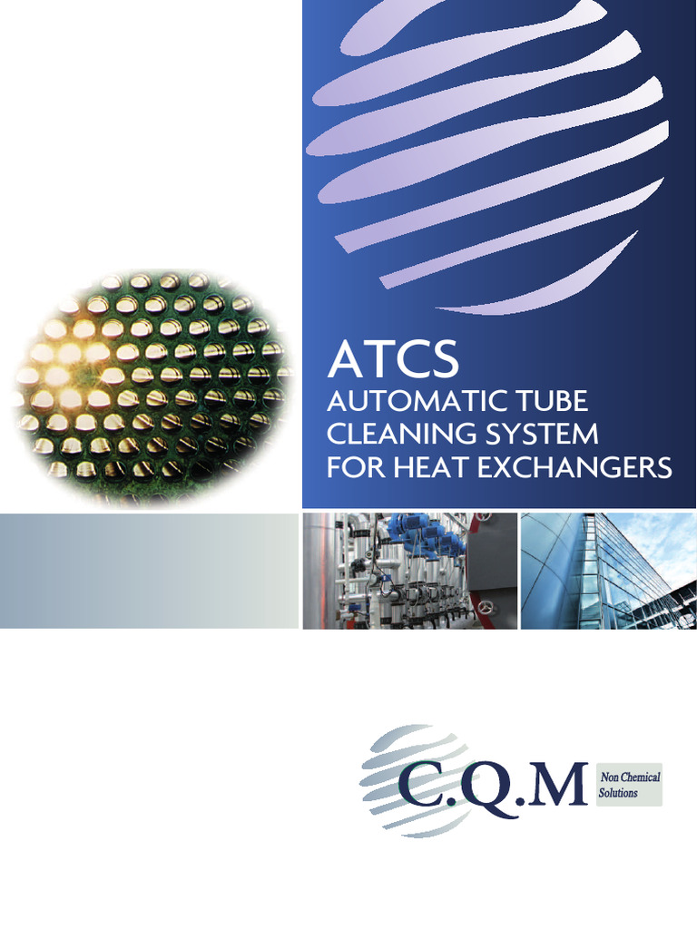 CQM - ATCS Automatic Tube Cleaning System — Sponge balls | Download Free PDF | Heat Exchanger ...