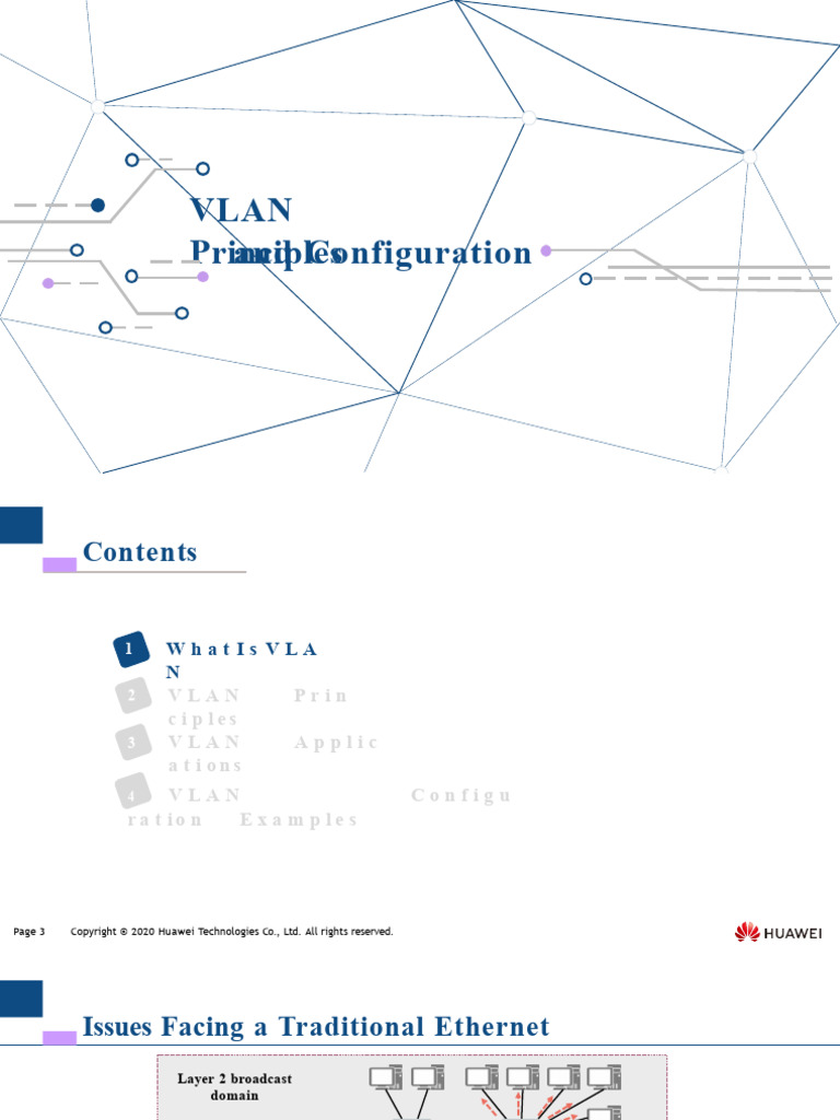 08 VLAN Principles and Configuration | PDF | Network Switch | Computer Network