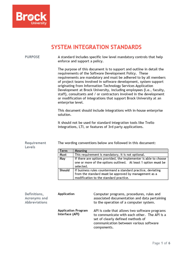 System Integration Standards | PDF | Web Service | Software Engineering