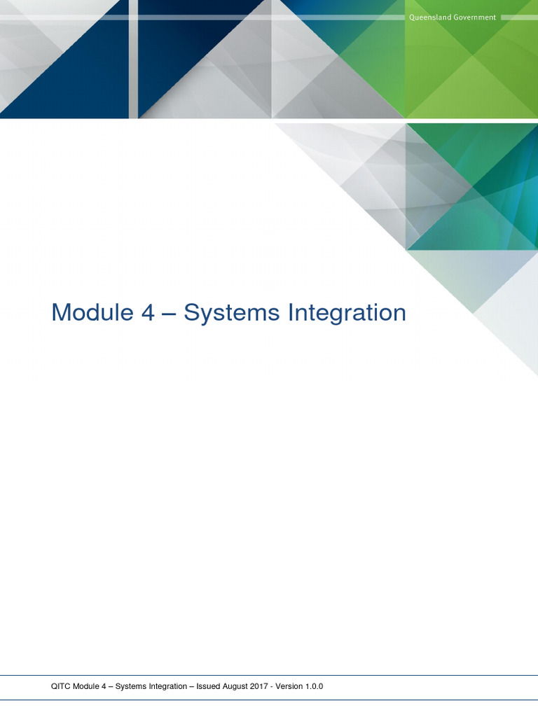 Module 4 Systems Integration | PDF | Specification (Technical Standard ...