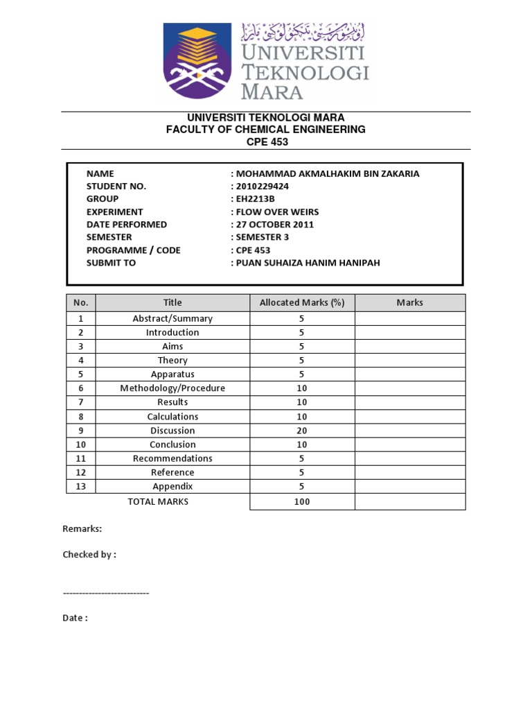 Flow Over Weirs | PDF | Flow Measurement | Applied And ...