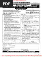 Mathongo Advanced Test Series | PDF | Chemistry | Physics