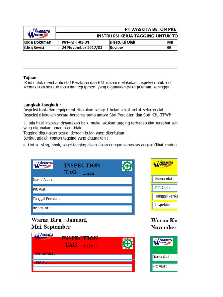 Iwp Mif 01 04 Ik Tagging Tools Amp Equipment | PDF