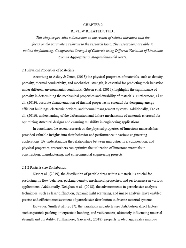 Compressive Strength of Limestone Concrete | PDF | Concrete | Strength ...