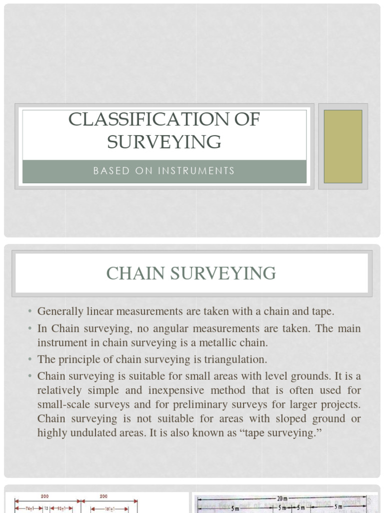 Classification of Survey | PDF | Surveying | Compass
