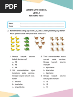 LKPD Matematika Kelas 1 Semester 2 | PDF