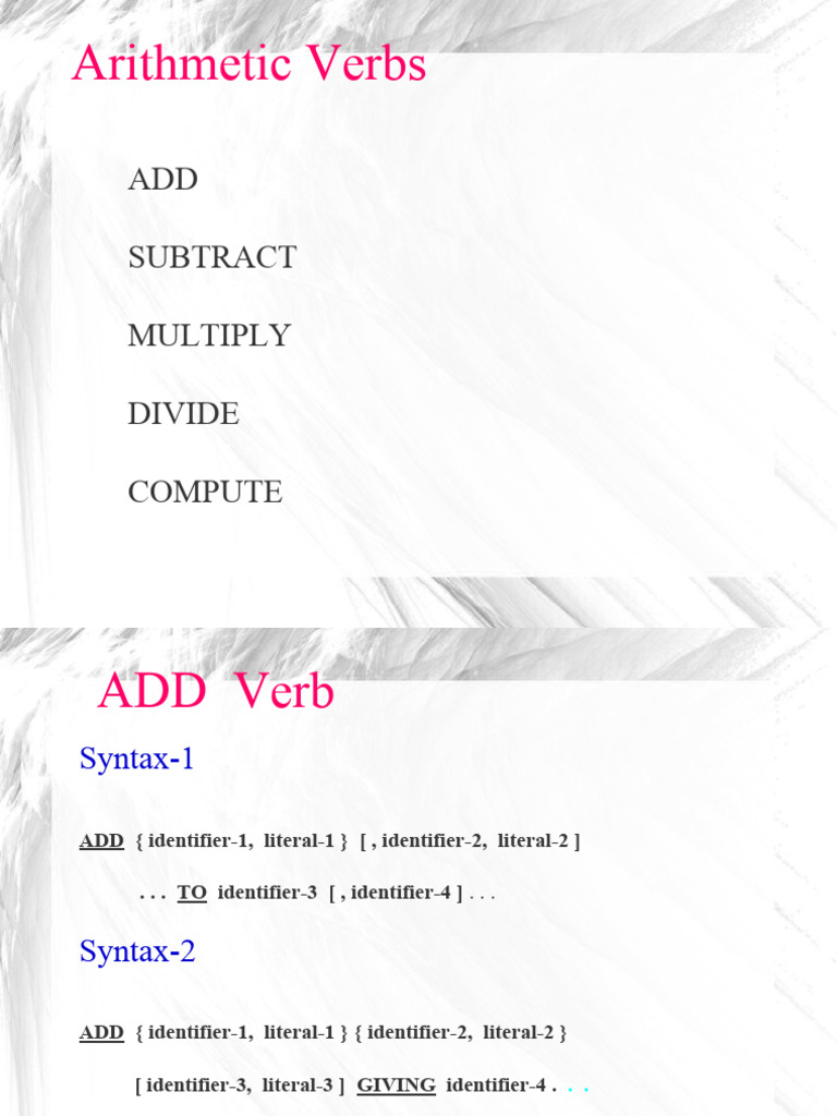 Cobol Session04 Pdf Rounding Arithmetic