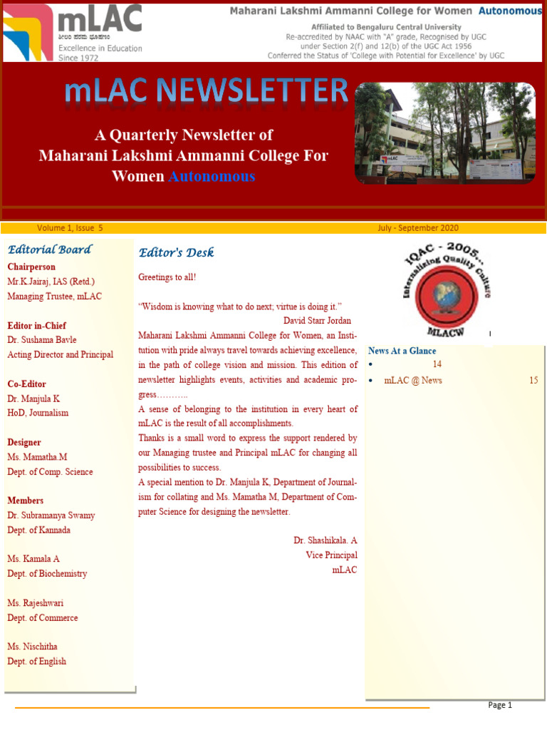Mlac Newsletter Issue5 | PDF | Login