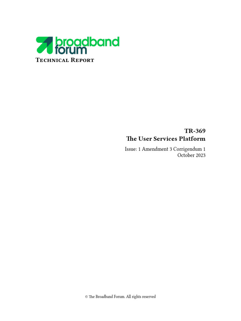 TR 369 1 3 1 | PDF | Domain Name System | License